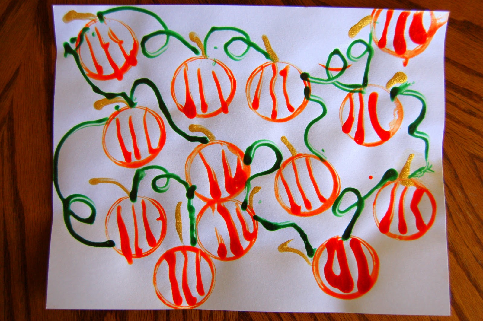 Pumpkin Patch Art ~ She's Crafty