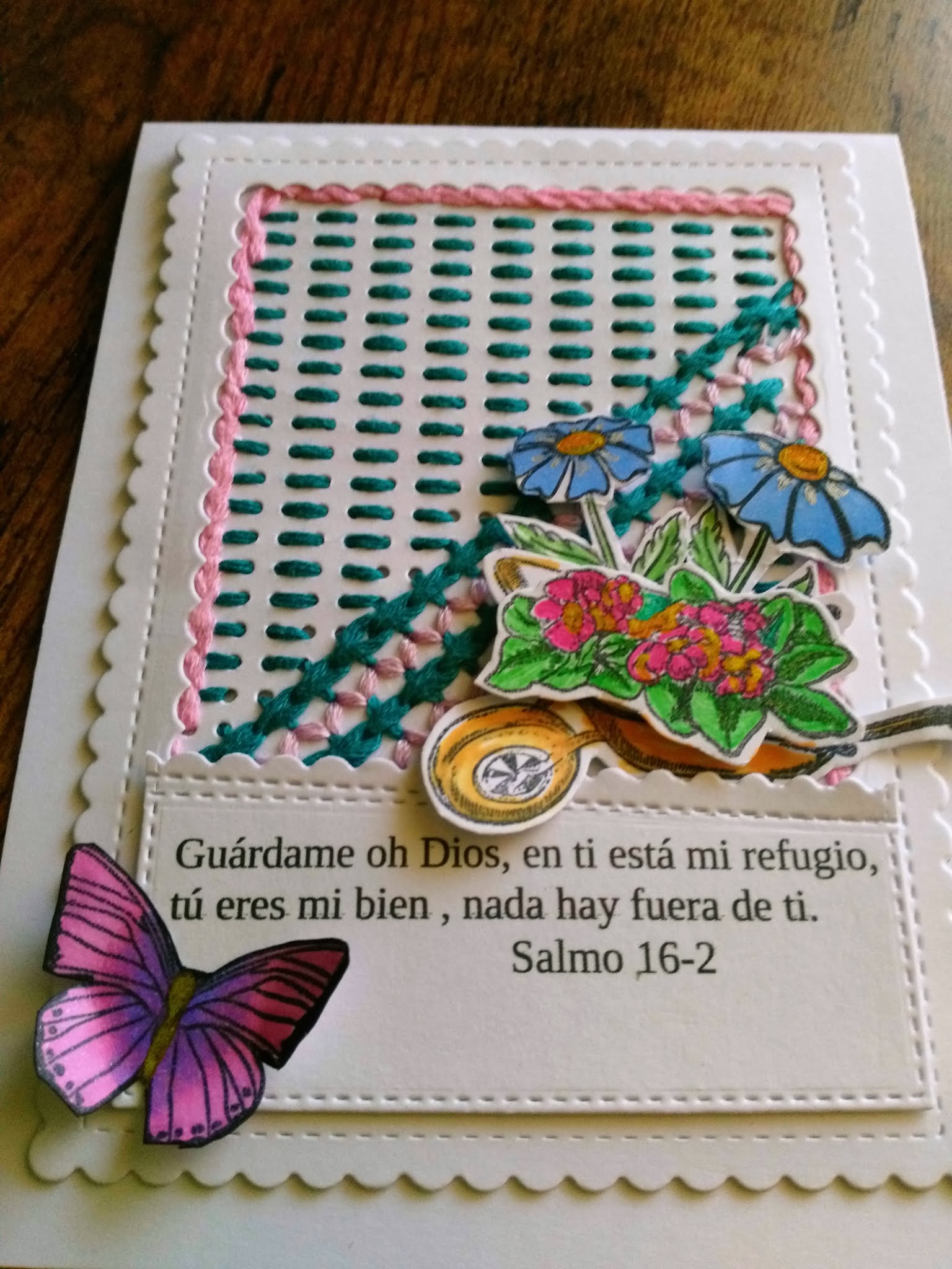 Mi Scrap: el Señor es mi refugio card
