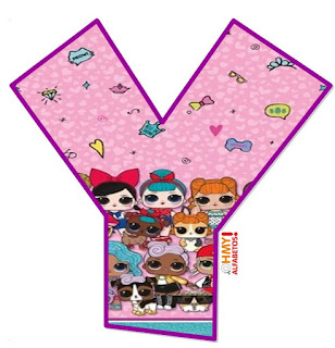 Alfabeto LOL Surprise. Cute LOL Surprise Abc. - Oh my Alfabetos!