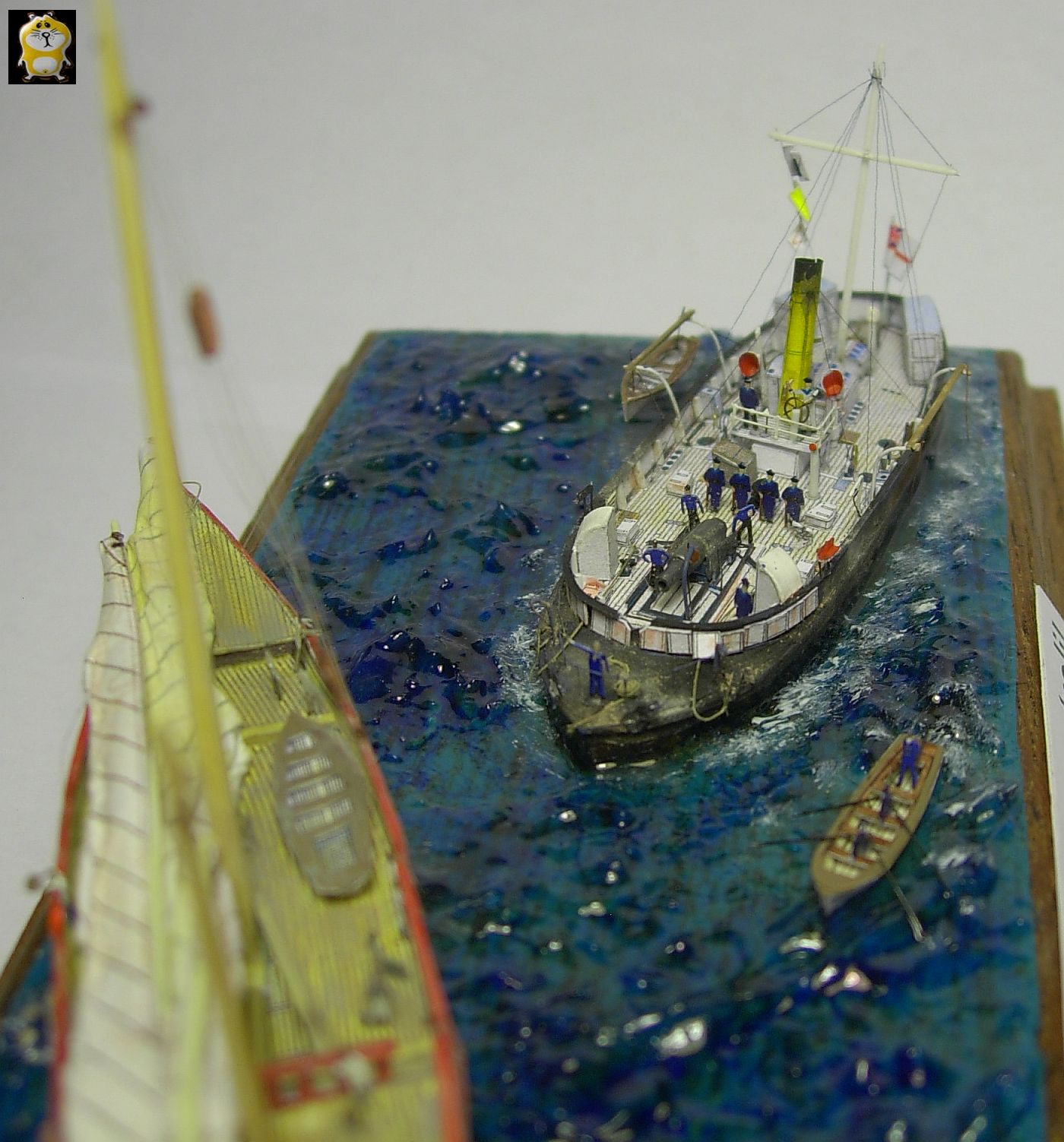 The Mad Hamster's Modelling: Bileciki do kontroli! - HMS "Kite", 1/400