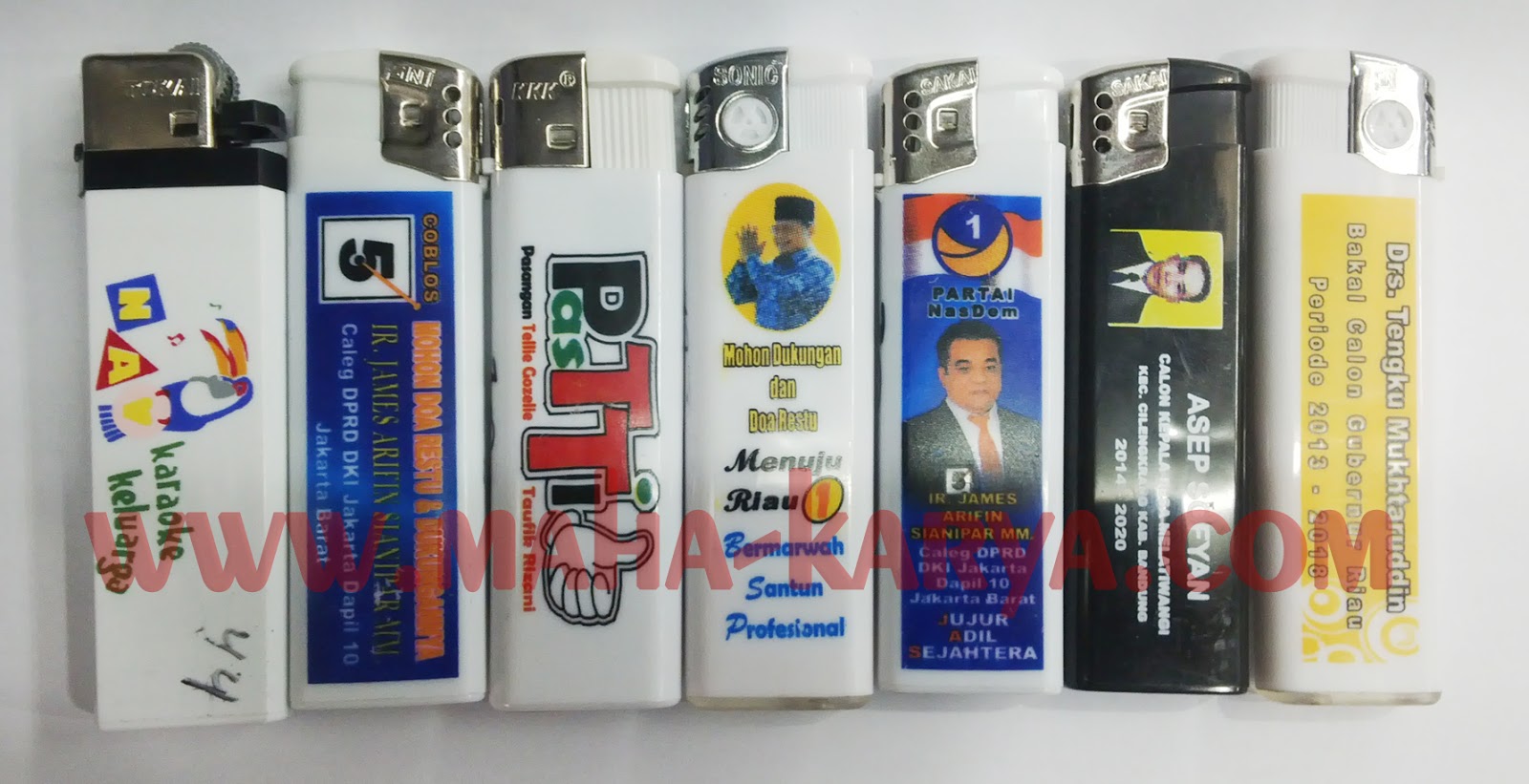 HARGA KOREK API SABLON PROMOSI DAN KAMPANYE PARTAI - UDIN SENEN ...