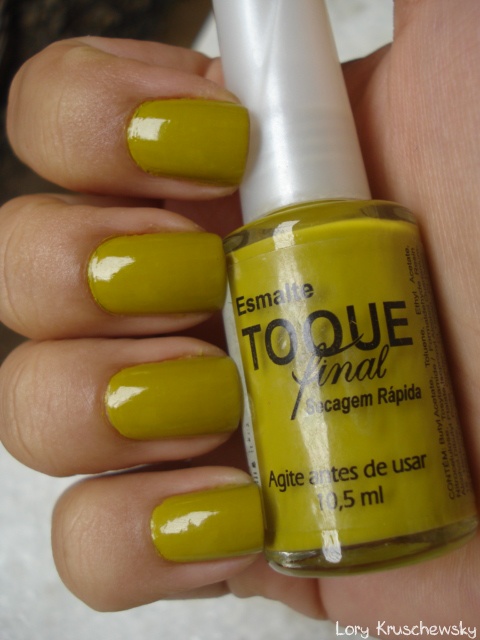Eu Quero esse Esmalte!: Esmalte Toque Final: Mostarda