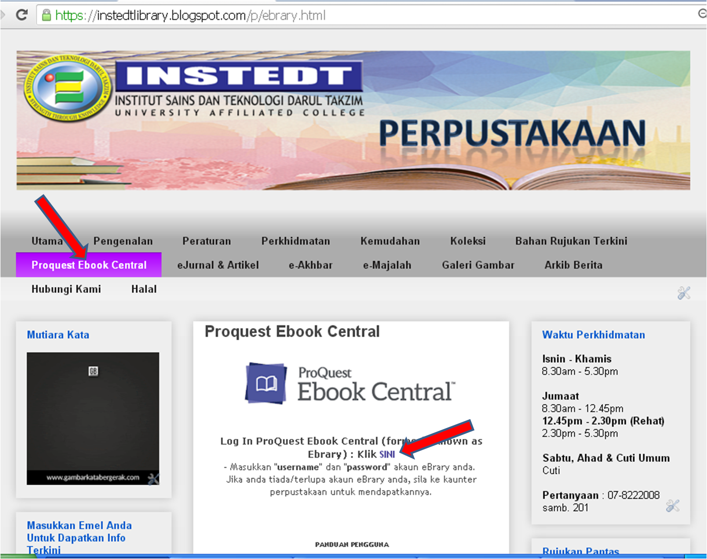 Perpustakaan INSTEDT: Proquest Ebook Central