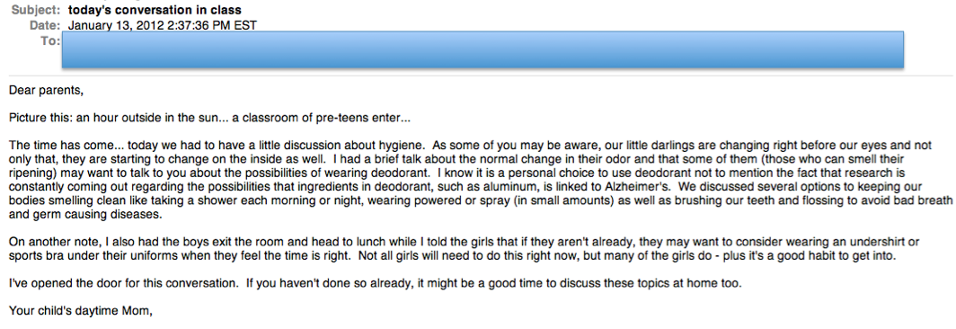 Some of my (in)famous emails to parents... - The Teachaholic