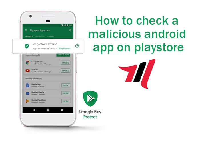 How to check a malicious android app on play store