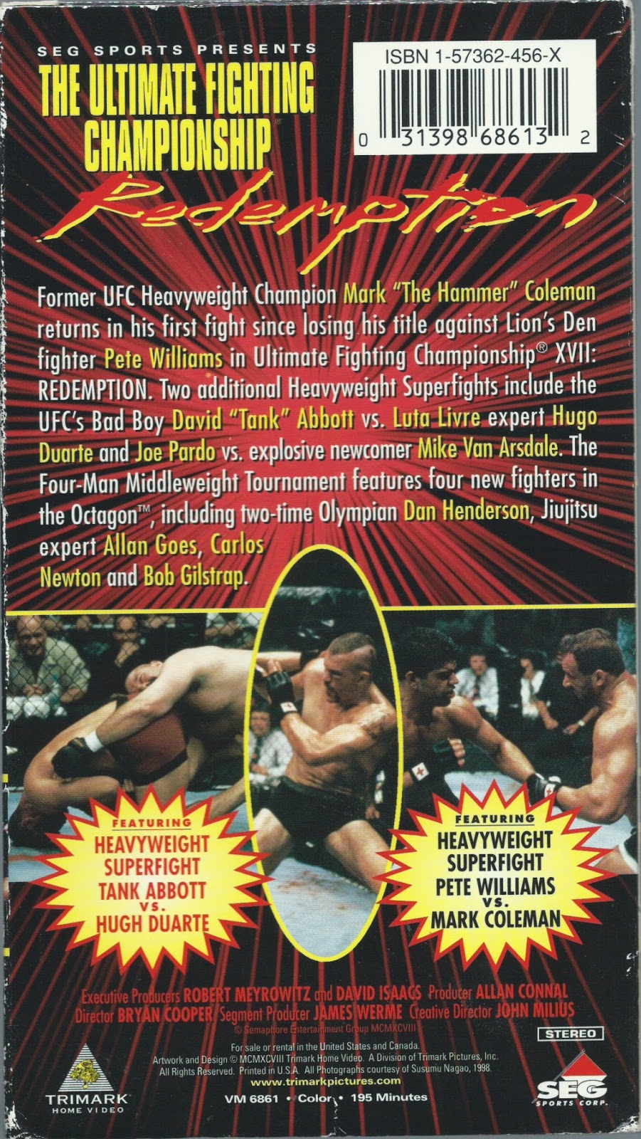Cardboard Clubhouse: Wacky Wrestling VHS Boxes: UFC Edition
