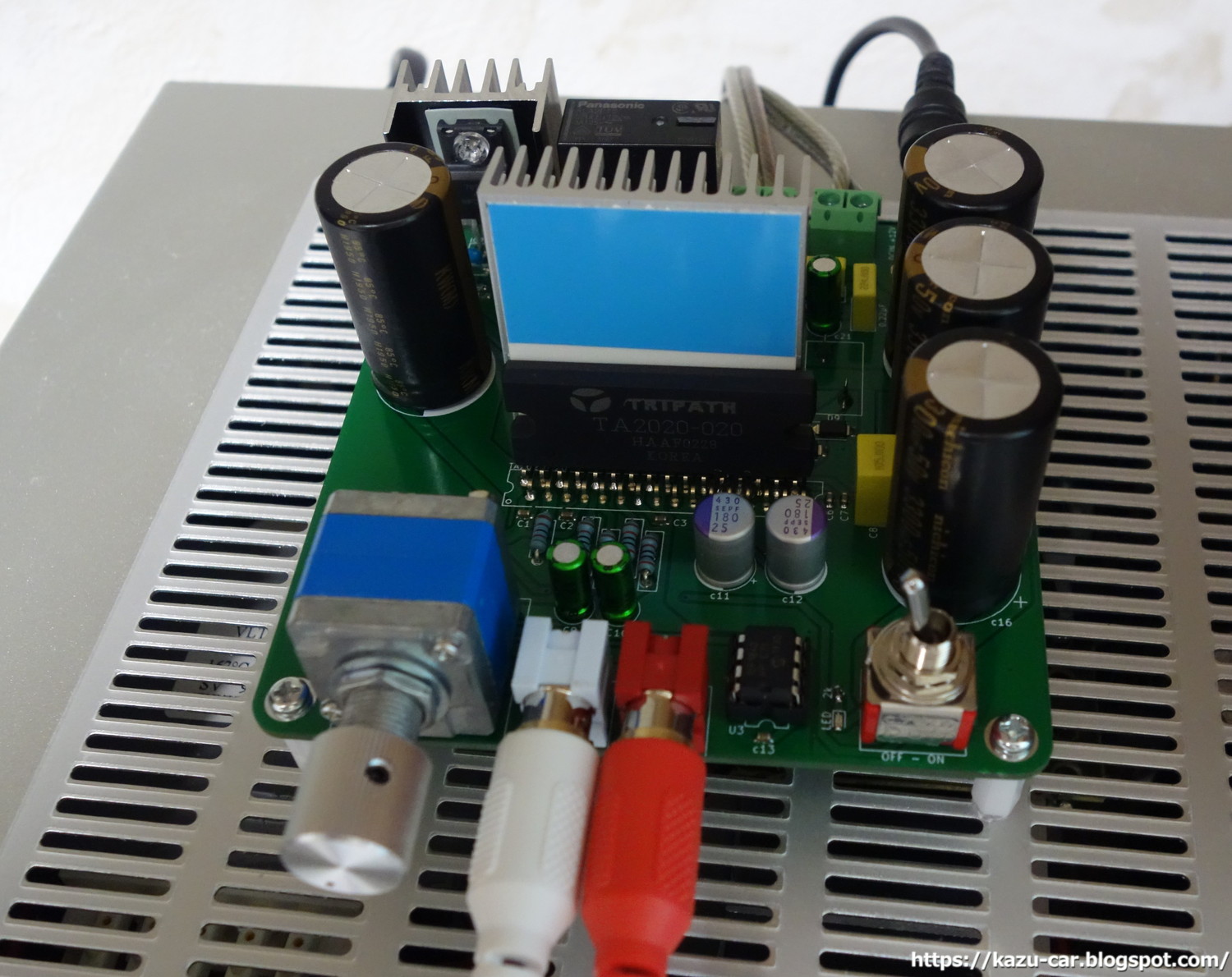 TA2020-020を使用してアンプを自作する【電子工作】|Kazuの模型部屋