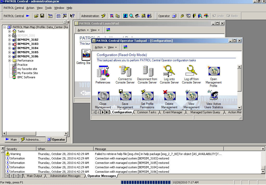 Tecnología de Información: BMC Patrol Agent | Patrol Central | Patrol ...