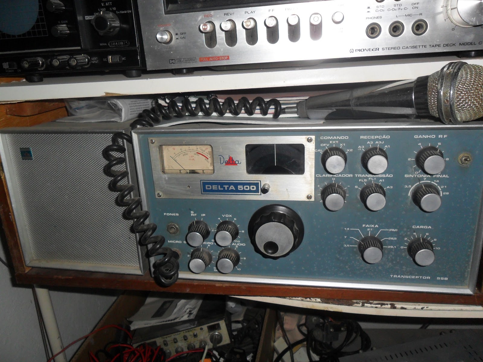 Flávio PY7 FR: O Transceptor Delta 500 - O Deltão