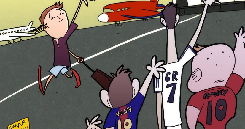 Omar Momani cartoons: Goal.com cartoonist takes a break