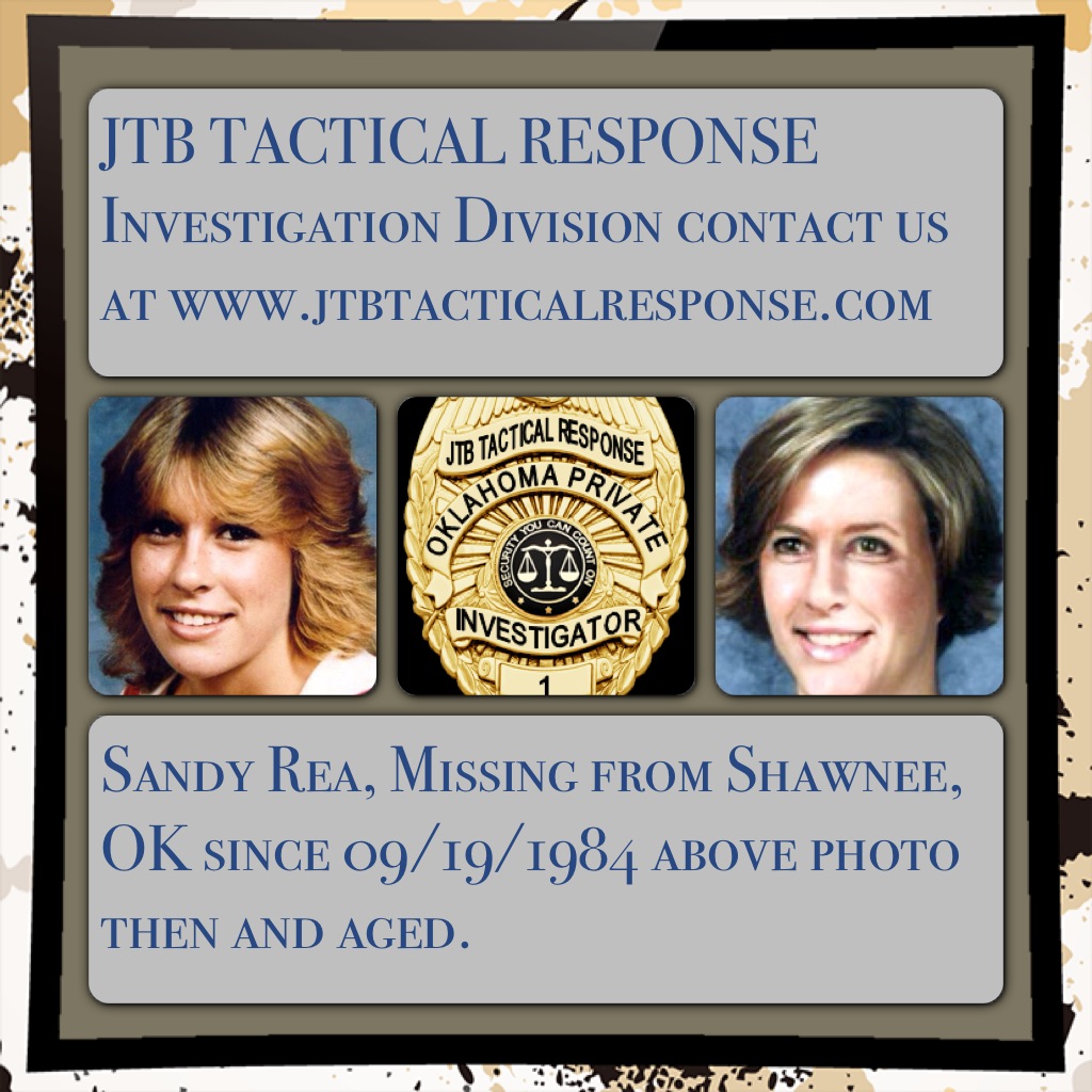 JTB TACTICAL RESPONSE: Missing Person Cold Case Photos