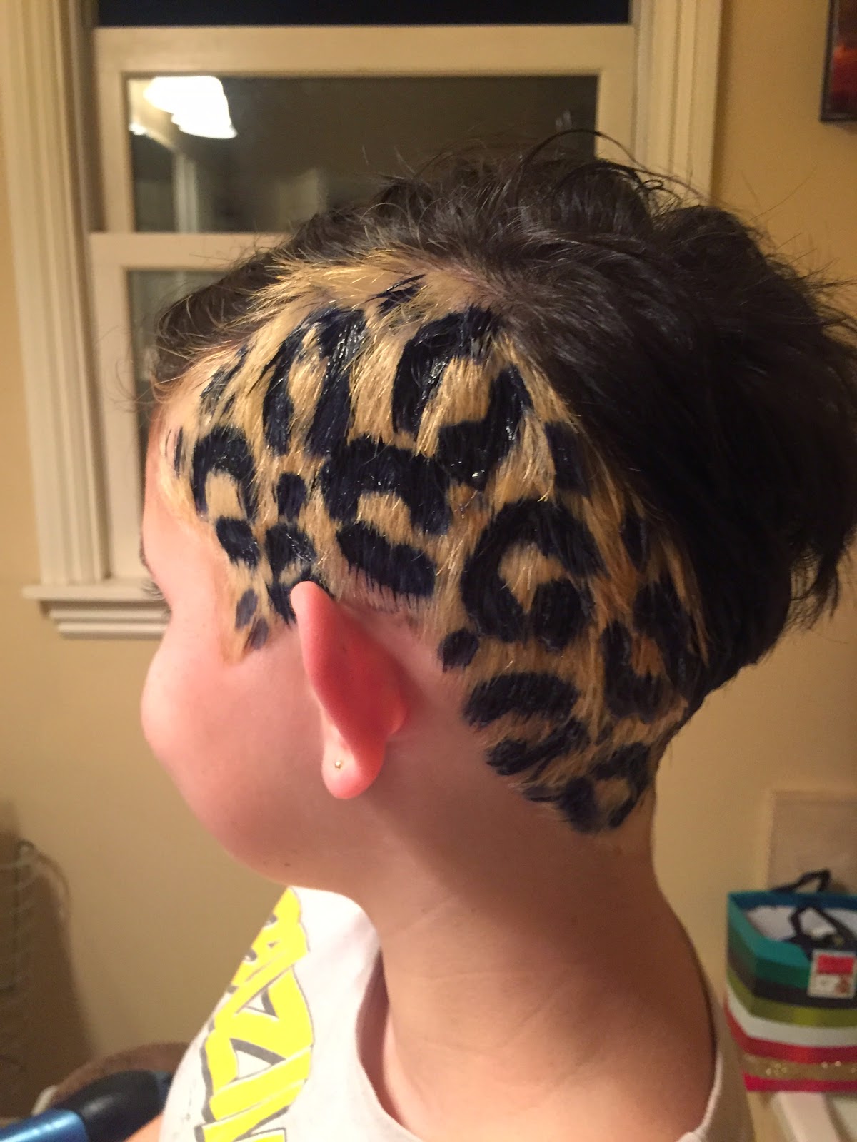 The Crafty Scarlet Raven: Leopard Print Hair