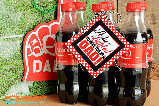 Soda-Lighted Printable Gift Tags for Dads and Grandpas | i should be ...