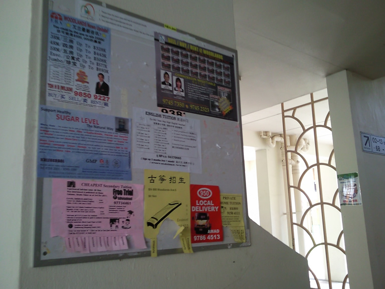 Flyers Advertising: Post Your Ads At Notice Boards in Singapore