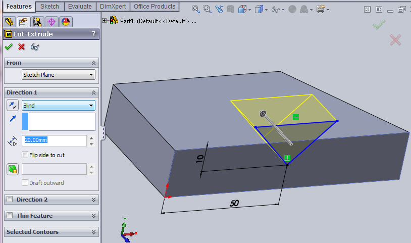 DESAIN GRAFIS MENGGUNAKAN SOLIDWORKS : Belajar Solidwork dasar