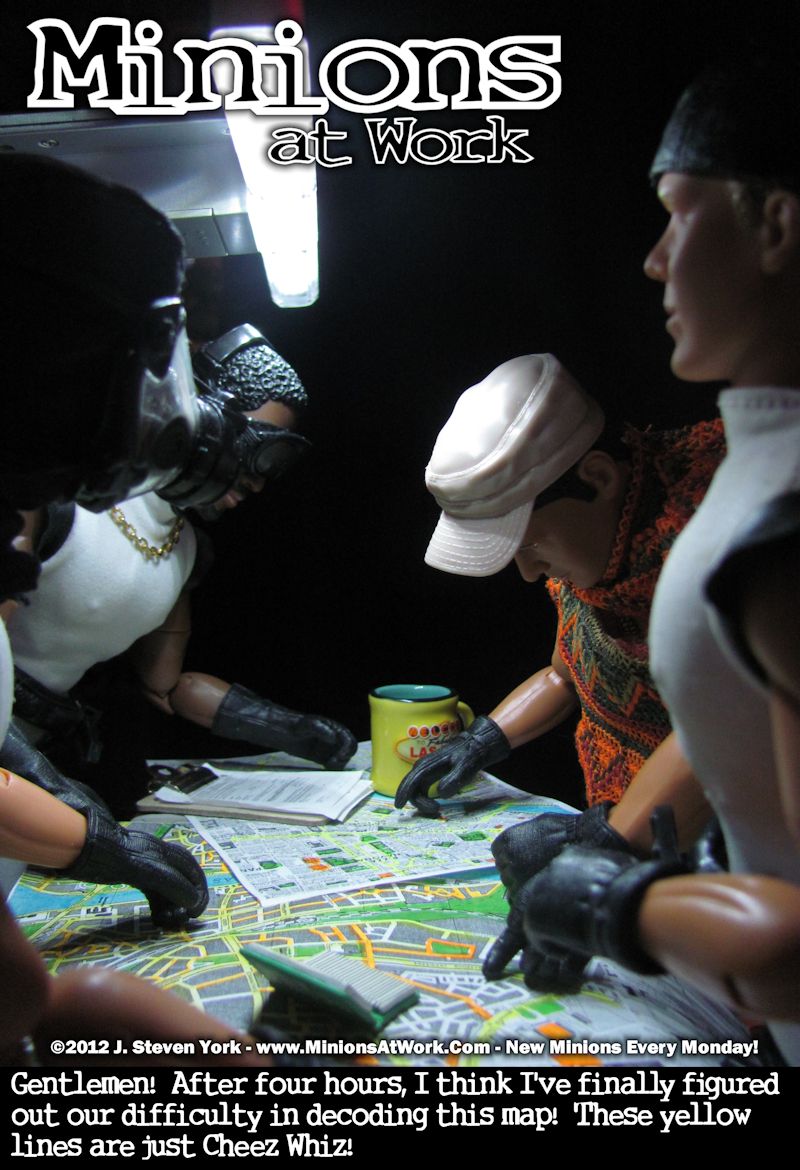 Minions at Work: Minions #308 - Map Snacks (and some free fiction)