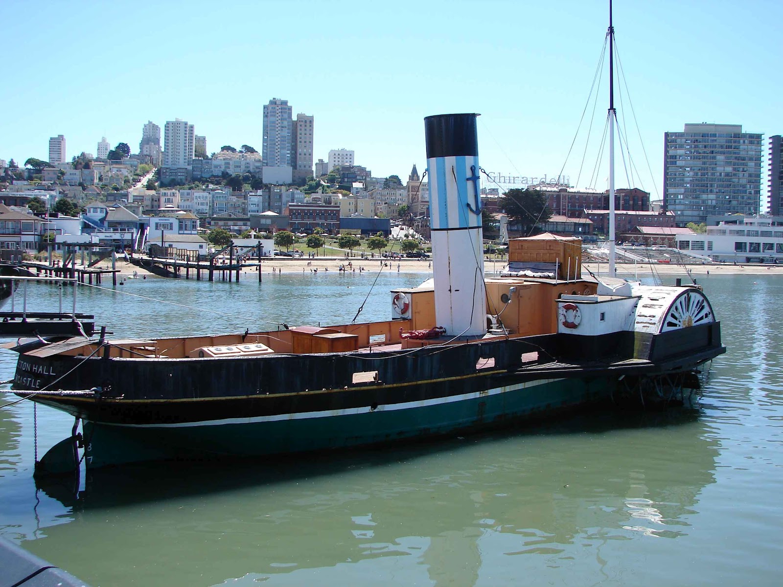 Photographic Allsorts: Eppleton Hall Paddle Tug In San Francisco April 2009