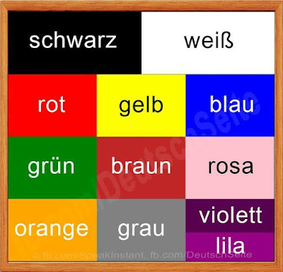 Yabancı Dil: Almanca - Renkler
