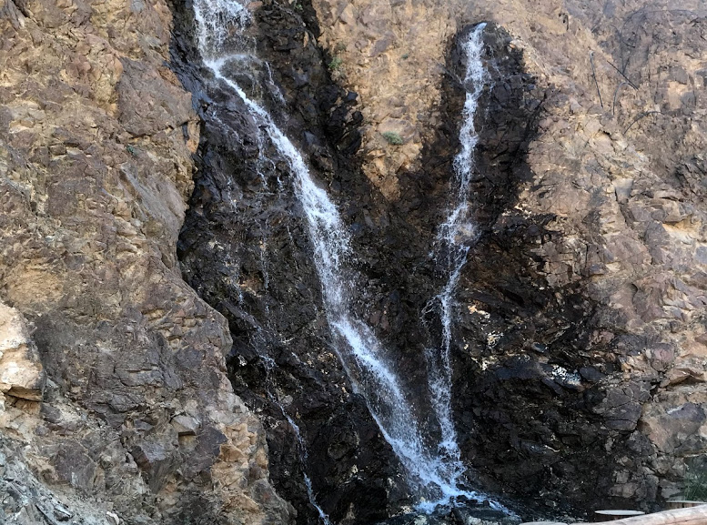 Shees park in Khorfakkan with Amazing Waterfall