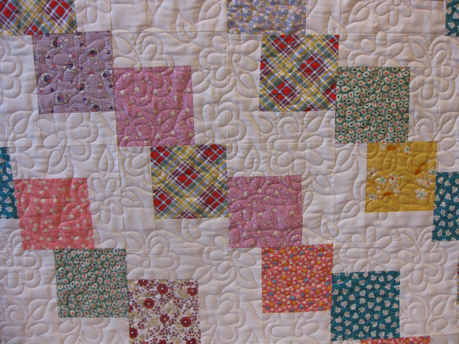 Millie's Quilting: Disappearing Four patch quilt