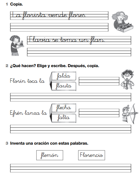 El blog de la seño Nieves: Palabras con fl