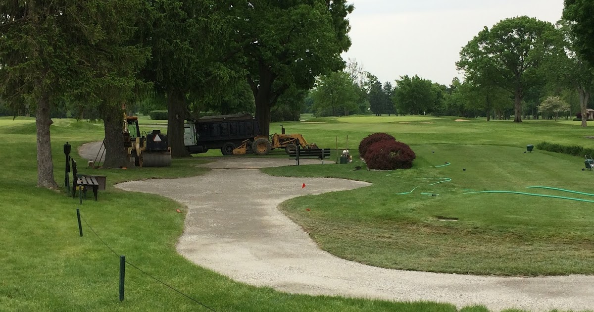 Findlay Country Club Grounds Department: Cart path installation