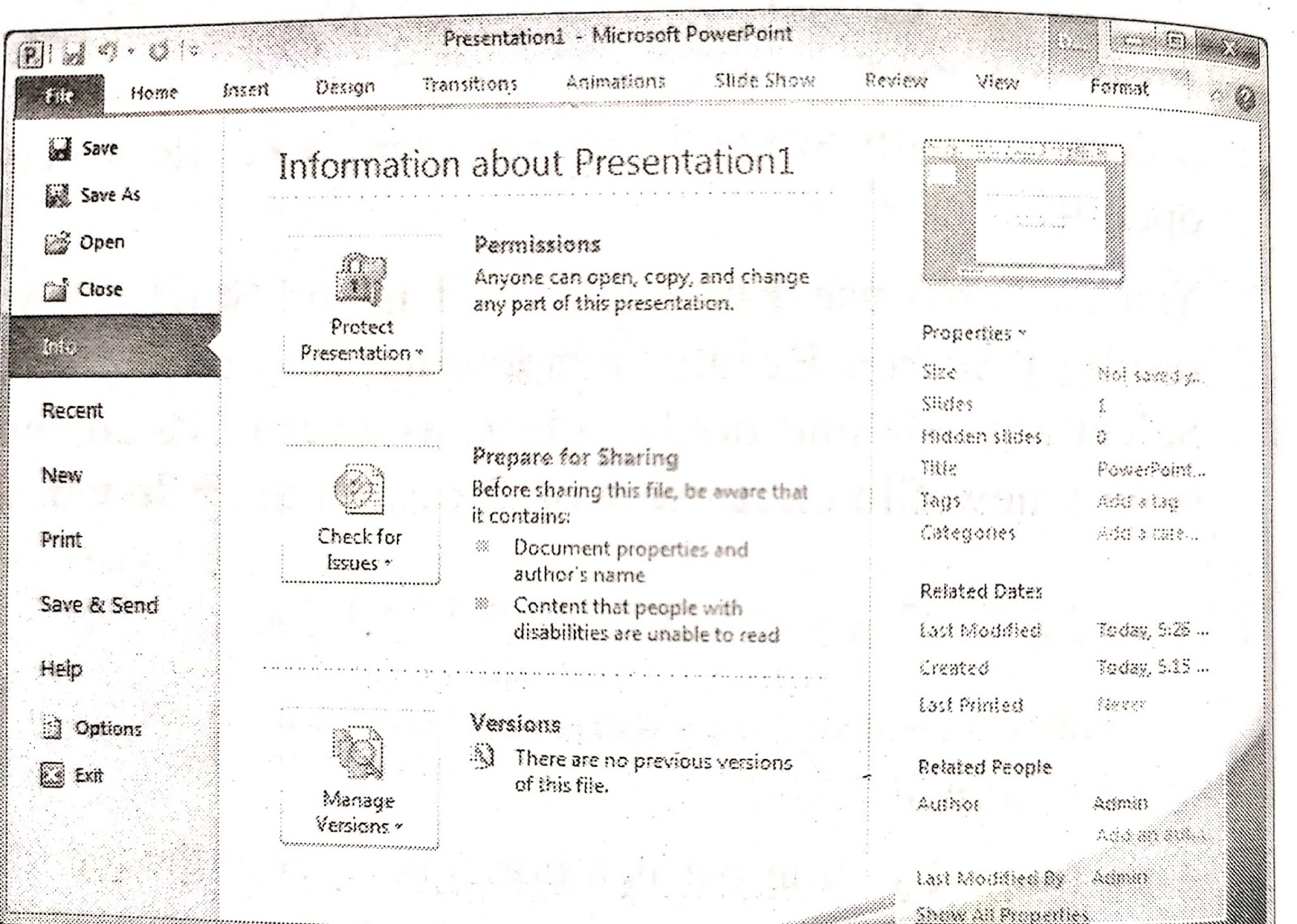 PART PARTS OF MS POWERPOINT WINDOW - Studypoint Programming