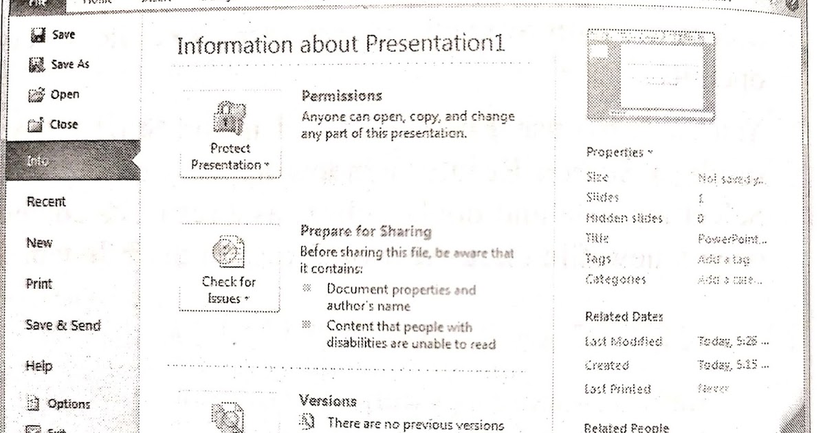 PART PARTS OF MS POWERPOINT WINDOW - Studypoint Programming