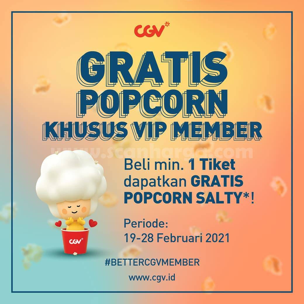 CGV Promo Beli 1 Tiket GRATIS POPCORN SALTY - scanharga