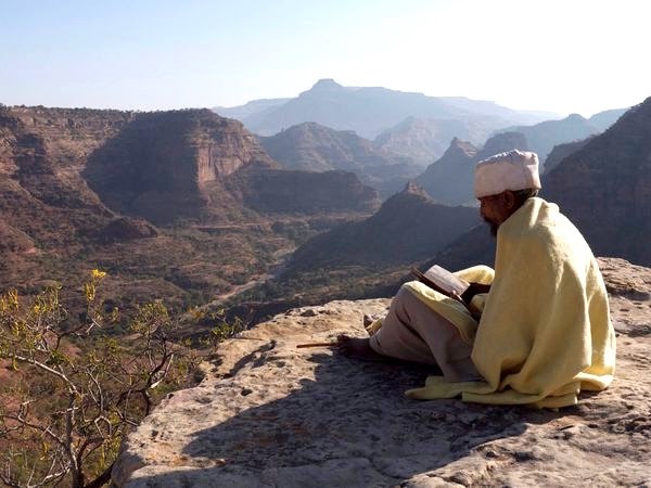 Le jeune homme et l'ermite - Pères du désert