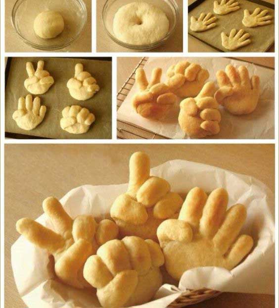 Baking Shape Idea ( Hands )