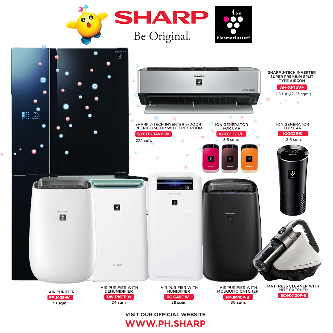 Sharp Plasmacluster Ion Technology: 90 million in Sales Globally & New Studies in Reducing ...