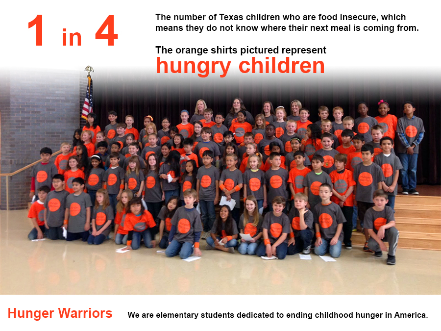 Hunger Warriors: April 2013