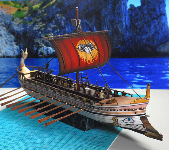 Jason and the Argonauts: Argo Paper Model | Paperized Crafts