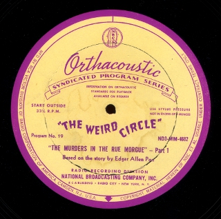 ARCANE RADIO TRIVIA: The Weird Circle