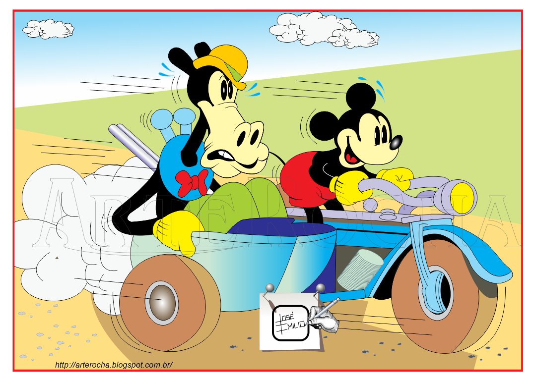 ARTEROCHA: MICKEY MOTOCICLISTA