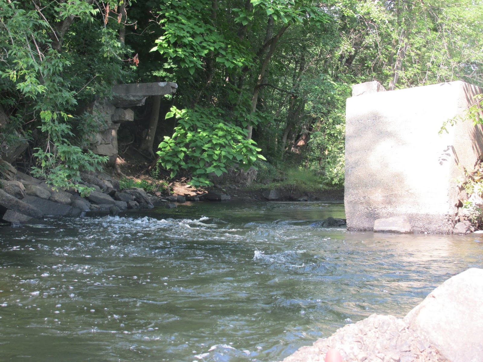 Busted Dam at Damon Mill