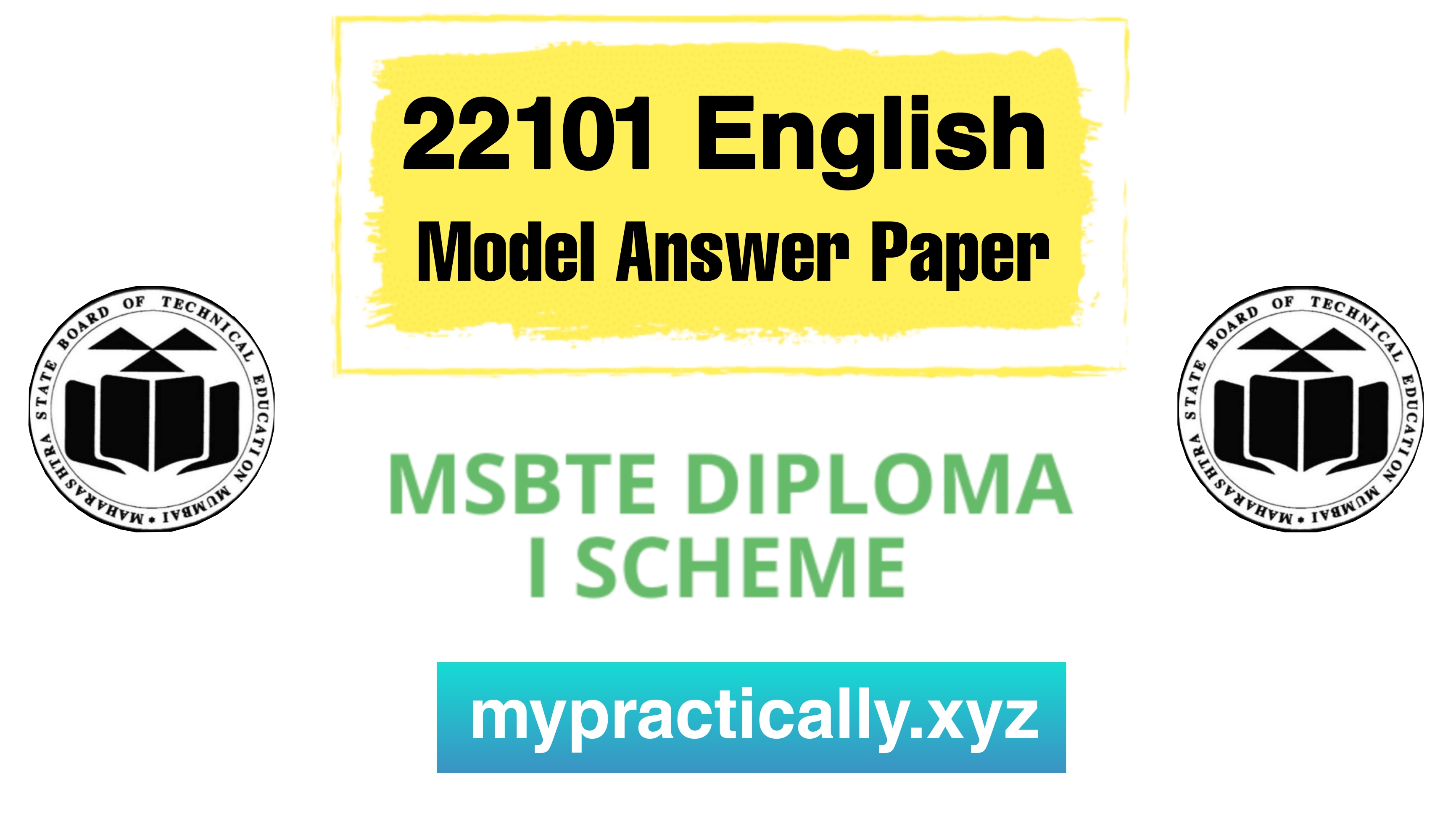 22101 English MSBTE Model Answer Paper & Question paper - Mypractically
