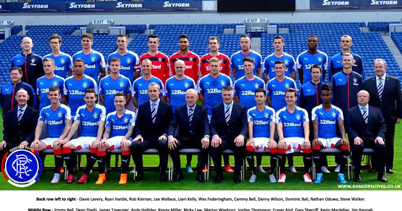 Rangers Loyal: 2015/16 Team Photo