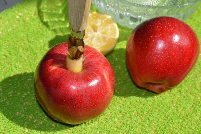 Anna, històries a la cuina: Roses de poma i full