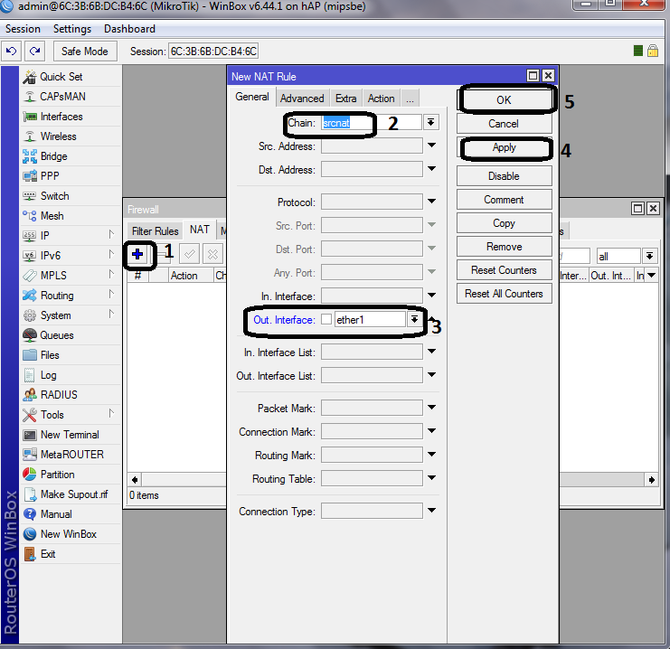 LAB 44 Firewall NAT action Masquerade | Catatan Materi IT