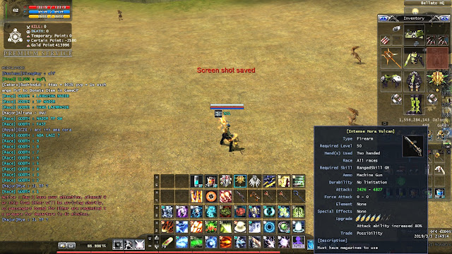 Damage semua senjata Hora level 50 +5