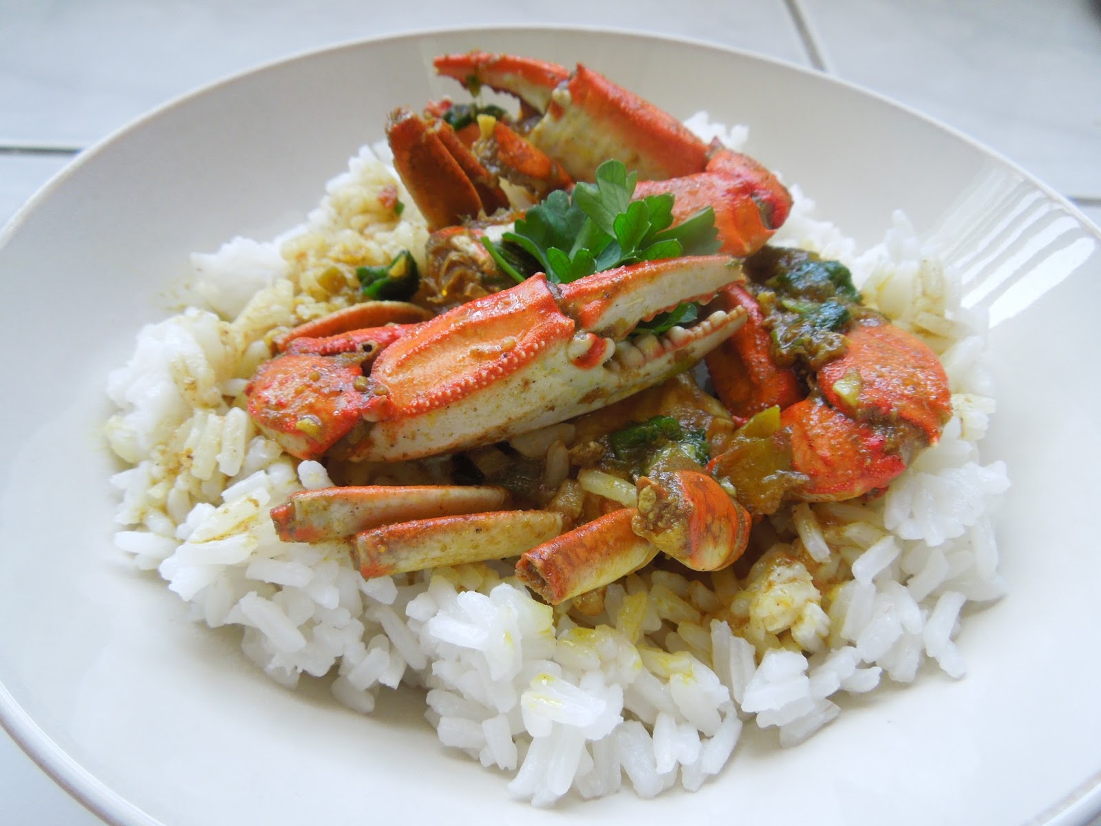 Sweet Serendipity: West Indian Crab Curry