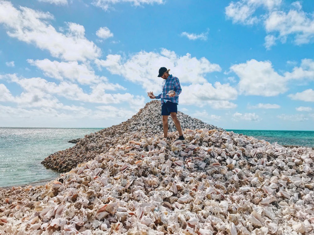 Conch Island — A Huge Cemetery of Millions of Conch Shells