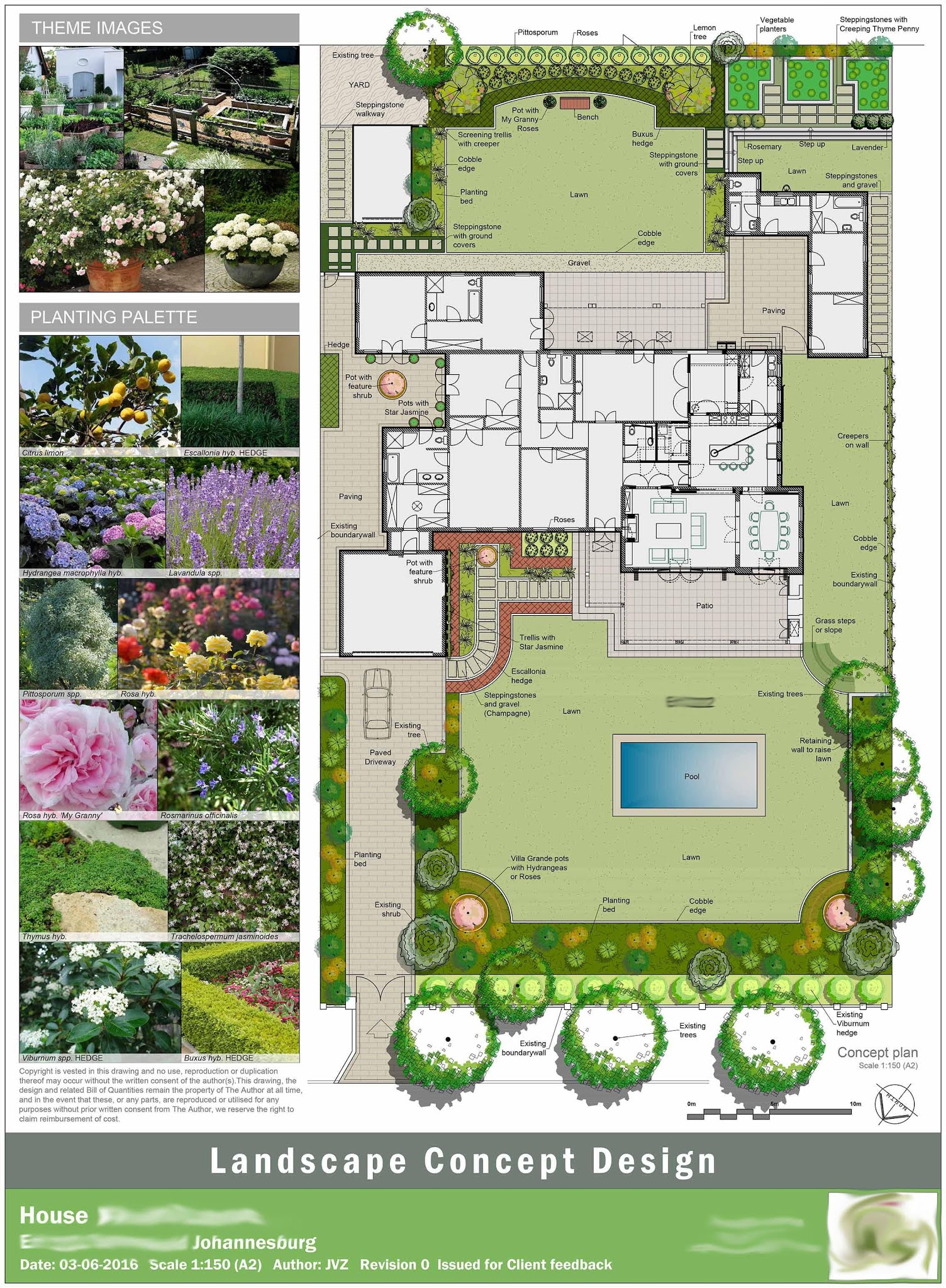 Landscape Design Layout - Invoice Template