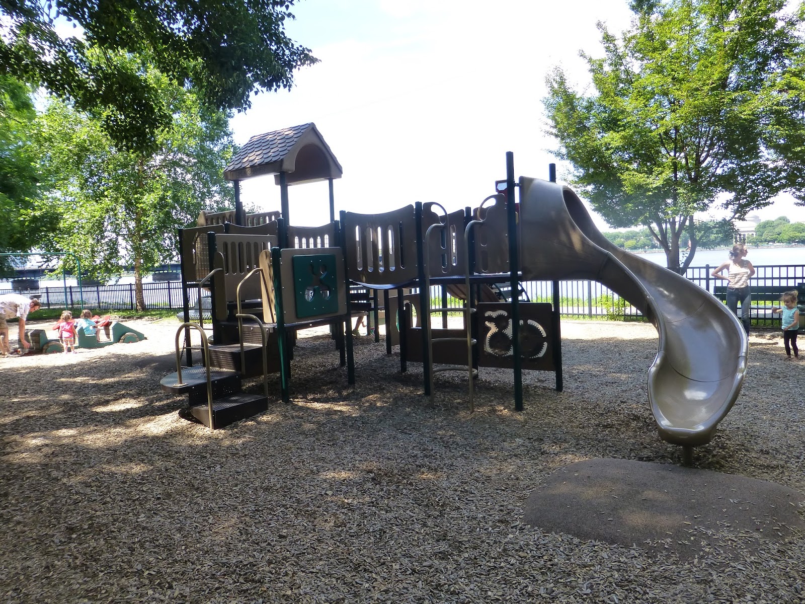 Visiting Brookline Playgrounds: Stoneman Playground on the Esplanade
