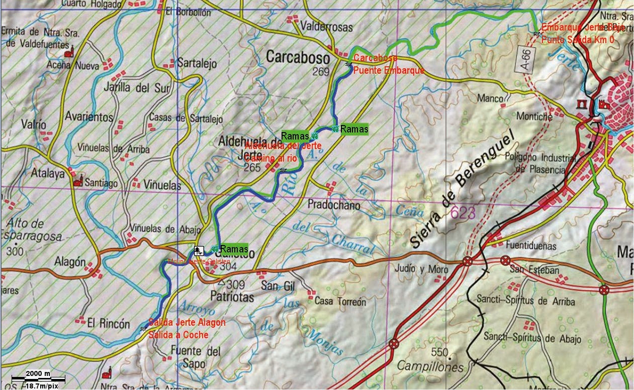 KAYAK y REMAR !: KAYAK RIO JERTE UN VIAJE PASADO POR RAMAS