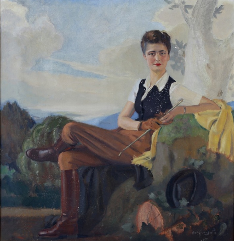 Albert BRAÏTOU-SALA (1885-1972) | Catherine La Rose ~ The Poet of Painting