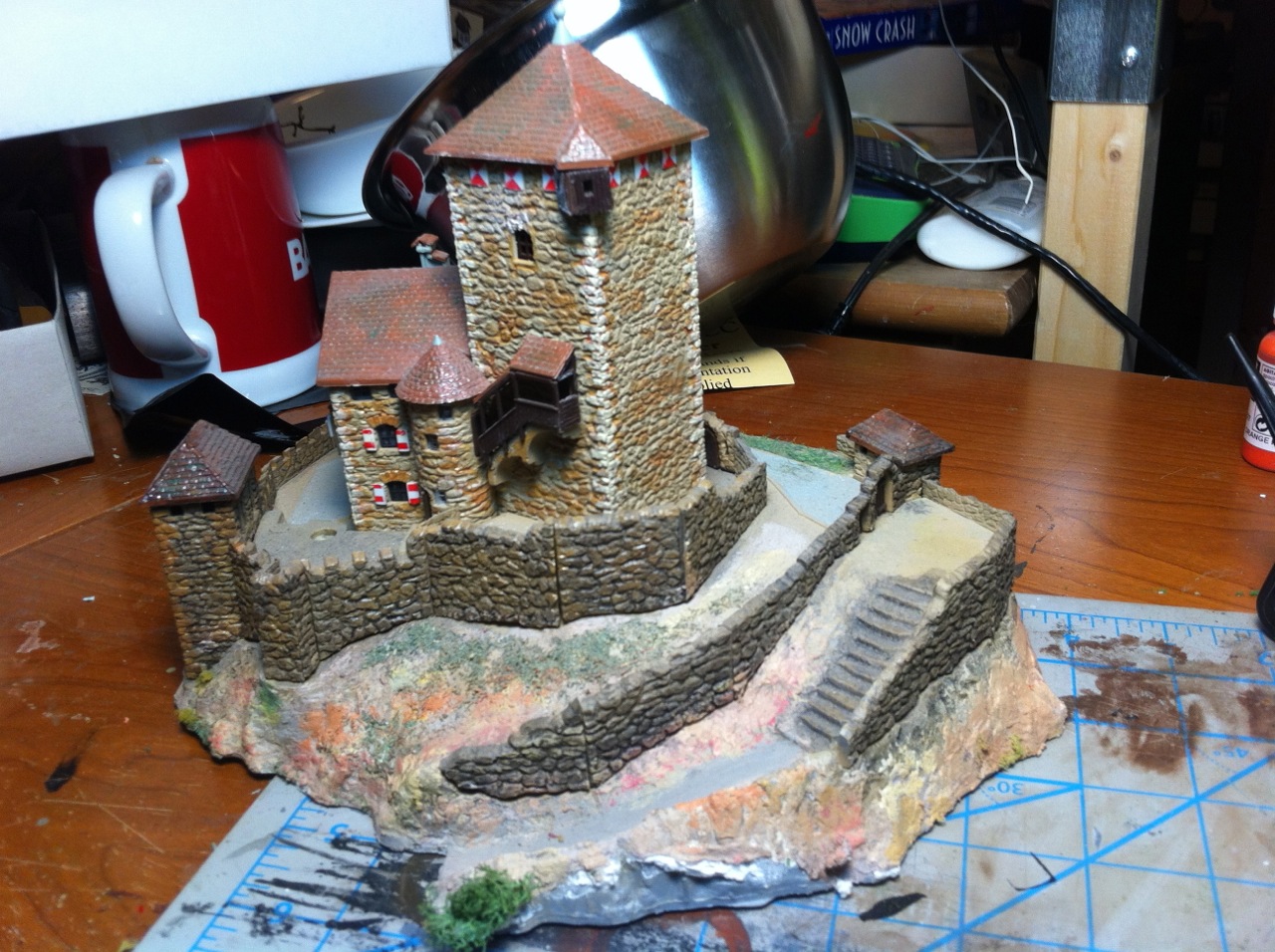 Jaggy-Bahn Blog: New Structures: Rebuilding a used castle!