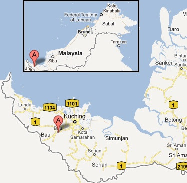 FILAMAN MALAYSIA: MY POSTMARK: BAU, SARAWAK